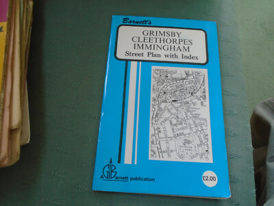 OLD BARNETT STREET Plan Map Grimsby Cleethorpes Immingham - Road Map £3 ...