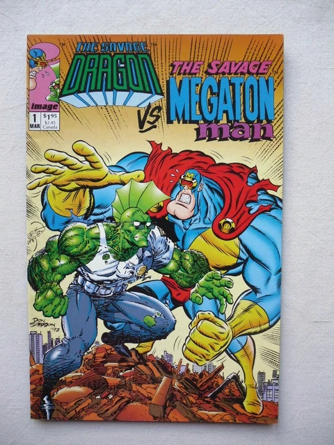 THE SAVAGE DRAGON Vs Savage Megaton Man One Shot Vo Mint/ near Mint ...