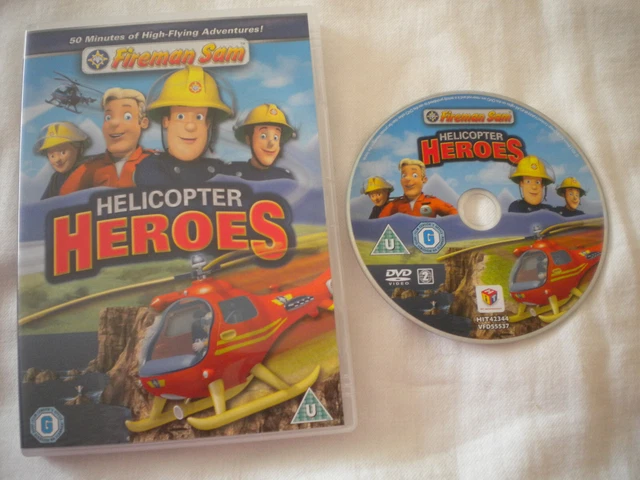 FIREMAN SAM HELICOPTER Heroes DVD Like New 5 Episodes FREE P&P £2.99 ...
