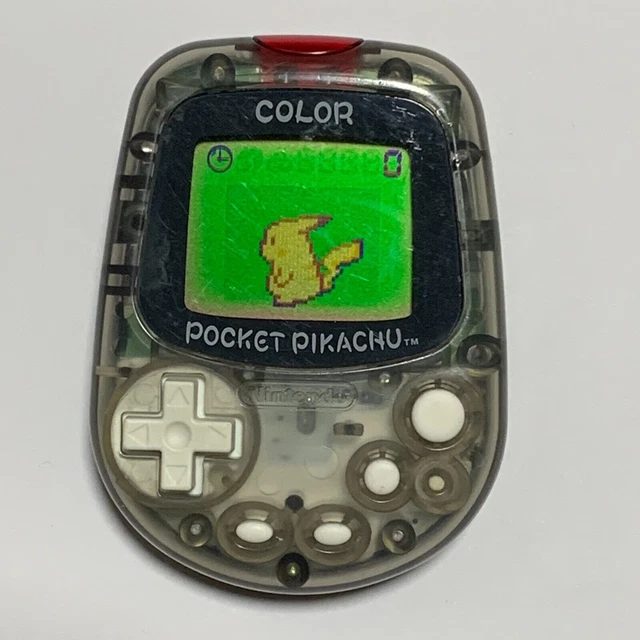 NINTENDO POCKET PIKACHU Color Pokemon Pedometer Virtual Pet Working ...