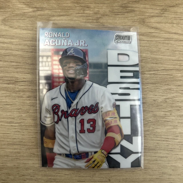 RONALD ACUNA JR 2022 Topps Stadium Club Chrome Destiny #2B Braves EUR 4 ...
