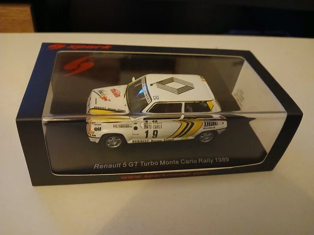 RENAULT 5 GT turbo monte carlo rally 1989 spark 1/43 EUR 65,00 ...