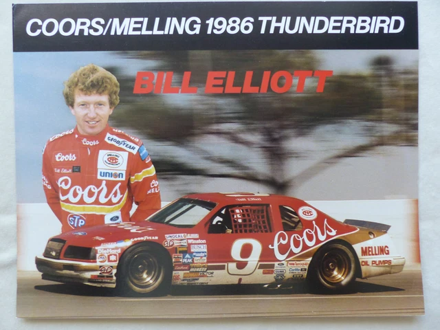 FORD THUNDERBIRD 1986 Bill Elliott NASCAR Coors / Melling - US-Prospekt ...
