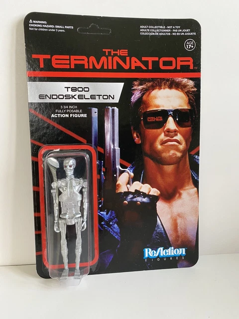 SUPER7 REACTION FIGURE The Terminator T800 Endoskeleton MOC Funko £8.53 ...