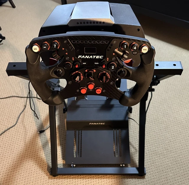 FANATEC SIM RACING Setup Formula V2 Wheel, CSL Elite Pedals, GT Omega ...