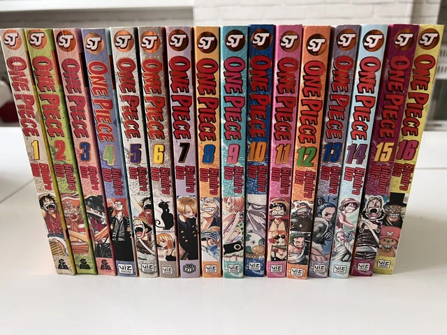 RARE ONE PIECE Gold Foil Manga Set 1-16 By Eiichiro Oda EUR 234,77 ...