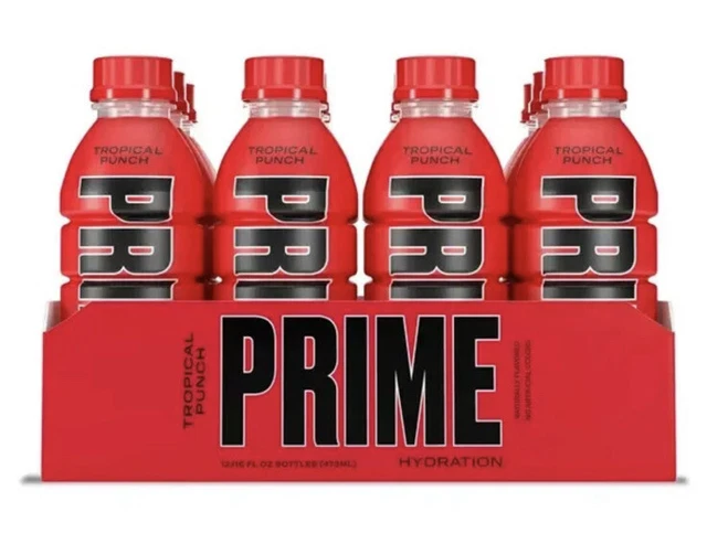 PRIME HYDRATATION DRINK Tropical Punch By Logan Paul x KSI 16,9 oz ...