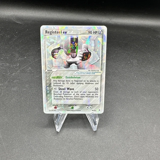 2004 POKEMON EX Hidden Legends REGISTEEL EX Holo Ultra Rare #99/101 ...