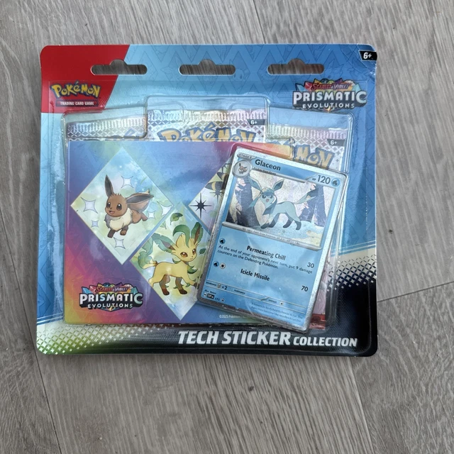 POKEMON TCG PRISMATIC Evolutions Tech Sticker Collection Glaceon £24.02 ...