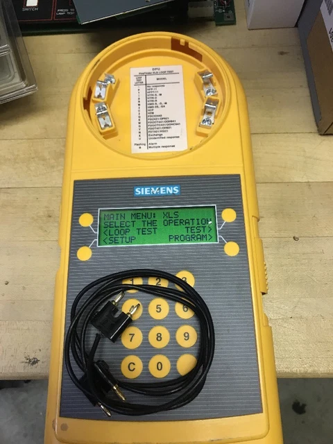 SIEMENS DPU FIRE Alarm Device Programming Unit 500-033260 $475.00 ...