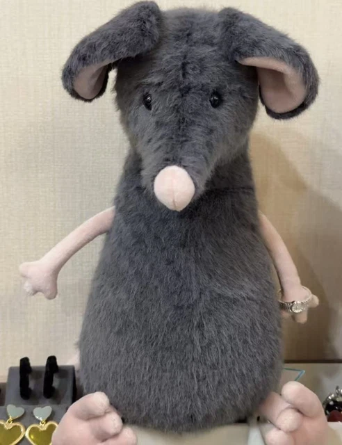 JELLYCAT LACHLAN SAD Rat Sad Little Mouse Plush Toy Comes with Label ...