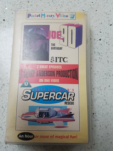 JOE 90 THE Birthday / Supercar Rescue Gerry Anderson Video Tape Vhs Pal ...