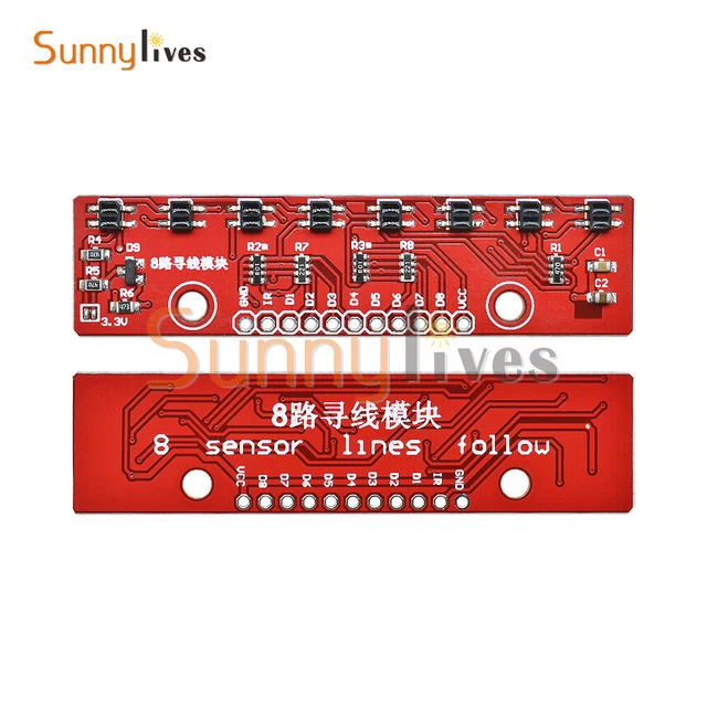 Tracking Module Hunt Module 8bit Infrared Detection Sensor Module Board 611 Picclick Au