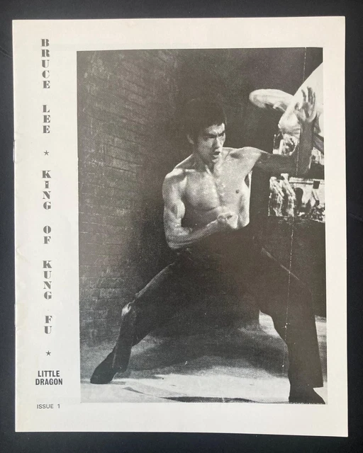 VERY RARE 70S Bruce Lee Fan Club Booklet #1 No.1 King of Kung Fu ...