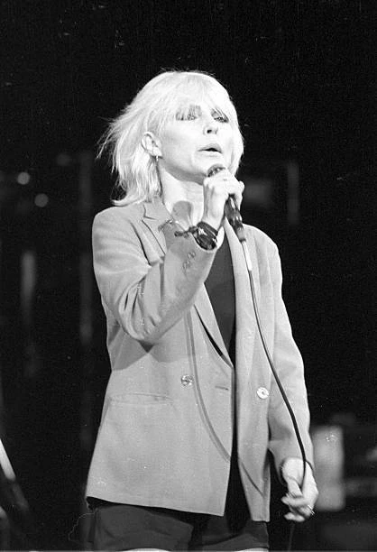 SINGER DEBBIE HARRY of the New Wave pop group "Blondie" performs on Old ...