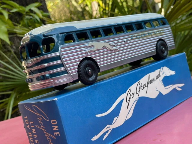 ERTL BUS AUTOCAR GMC GREYHOUND LINES superbe boite d'origine Dubuque ...