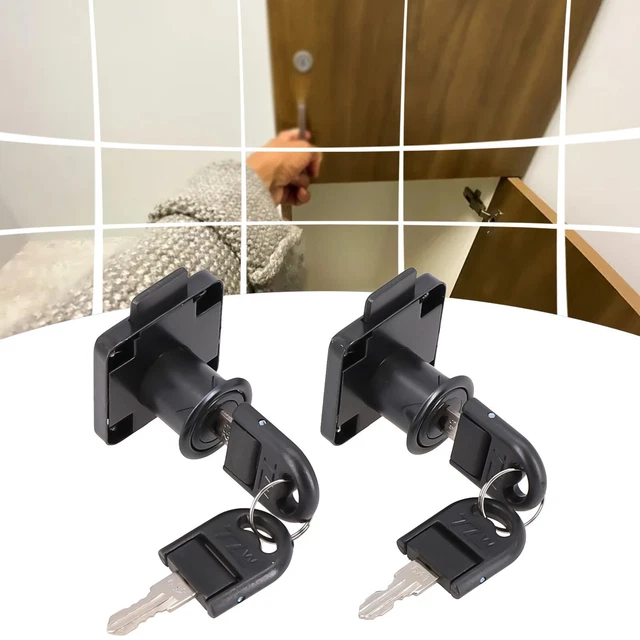 SERRATURA CASSETTI FACILE da usare Cam Lock si adatta a mobili taglia ...