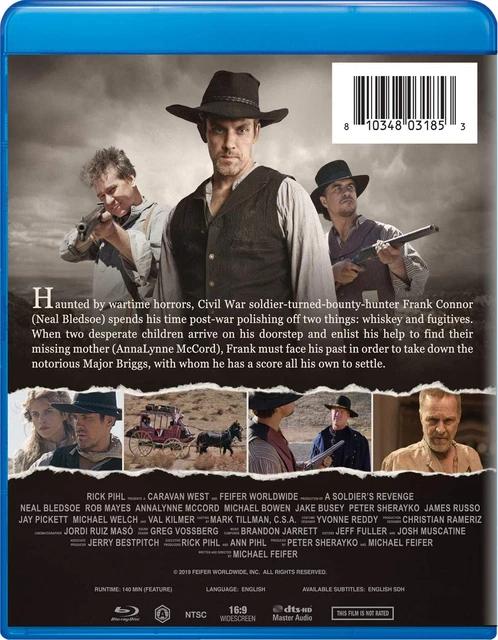 A SOLDIER'S REVENGE (Blu-ray) Neal Bledsoe Val Kilmer Jake Busey Rob ...