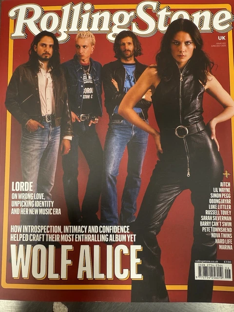 ROLLING STONE MAGAZINE June/July 2025 Wolf Alice, Lorde, Aitch, Lil ...