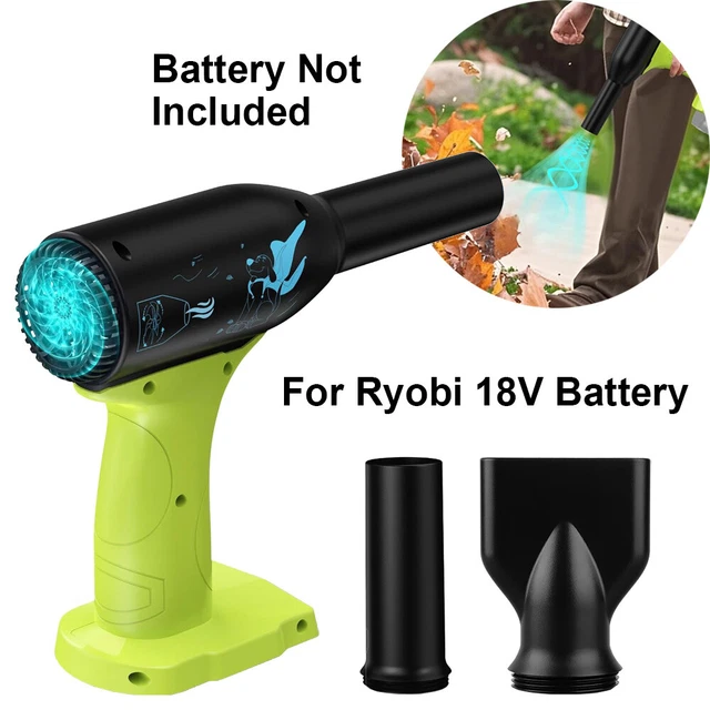3 SPEED CORDLESS Mini Jet Dry Air Blower Jet Fan Blower for Ryobi 18V ...