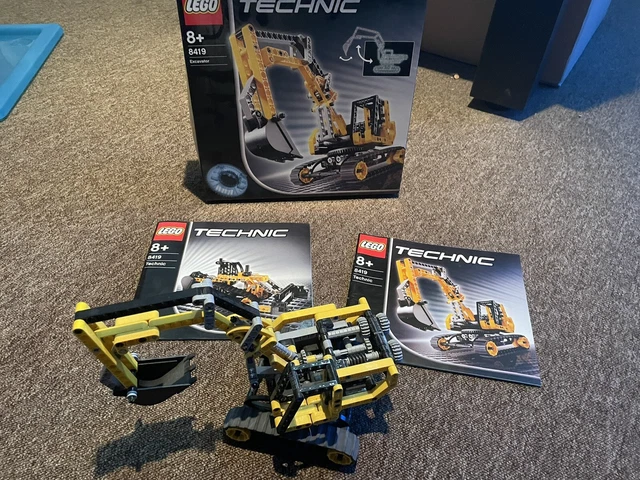 LEGO TECHNIC SET 8419 Raupenbagger Ketten Bagger Excavator 2in1 ...