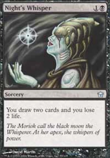 *MRM* FR/VF Night's Whisper (Chuchotements nocturnes) MTG 5DN EUR 4,75 - PicClick FR