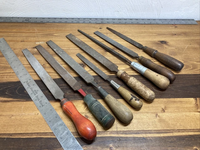 ANTIQUE VINTAGE TOOLS Metal MACHINIST Files BLACKSMITH Files Rasps Wood ...