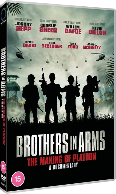 BROTHERS IN ARMS: The Making of Platoon (DVD) Johnny Depp Willem Dafoe ...