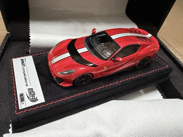 BBR #01/02 FERRARI 812 Competizione F1 red with stripes DELUXE calsito ...