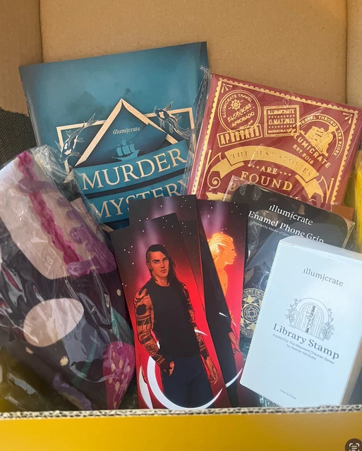 ILLUMICRATE JANUARY 2024 Murder Mystery Full Box Items + Voyage of the ...