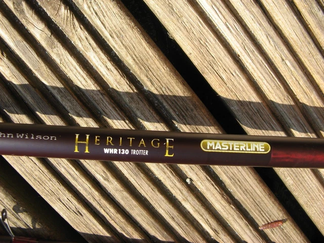 JOHN WILSON MASTERLINE Heritage Whr130 Trotter Fishing Rod 3 Piece+Bag ...