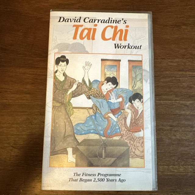 DAVID CARRADINE'S TAI Chi Workout VHS 1993 - Fitness Program,- £7.01 ...