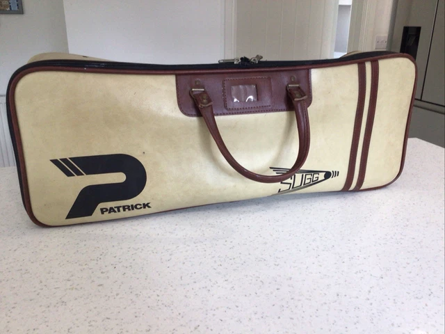 RARE VINTAGE PATRICK Sugg Zipped Squash Racket Holdall Carry Case ...