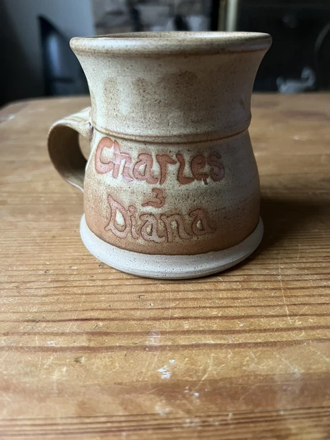 ST NEOTS STUDIO Pottery Charles And Diana Wedding Mug £9.99 - PicClick UK