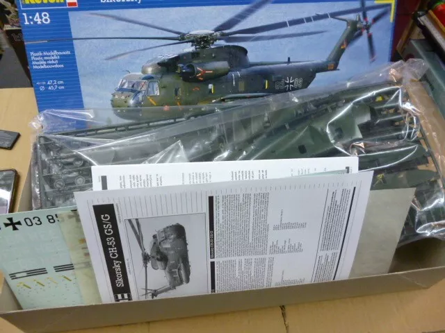 SIKORSKY CH-53 GS/G Camouflage 1/48 Revell Helicopter Hubschrauber EUR ...