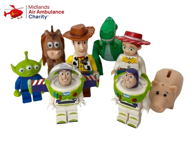 LEGO TOY STORY Mini Figures Buzz Lightyear, Woody & Jessie, Rex, Ham ...