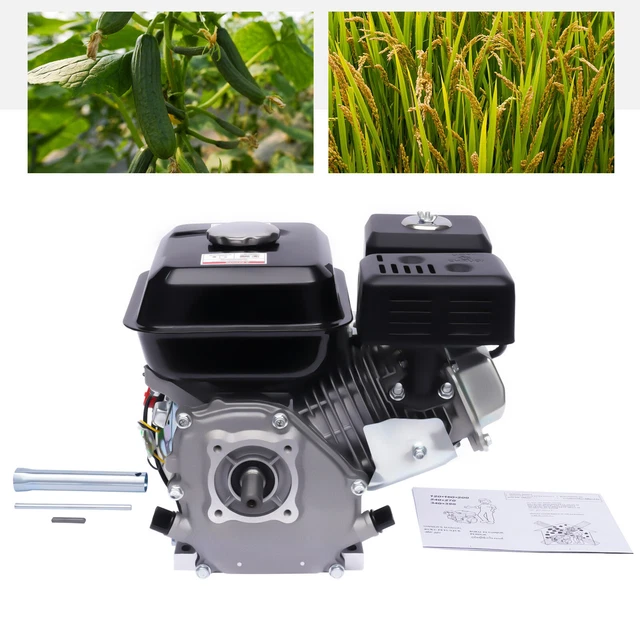 7.5 HP 4-STROKE gas engine OHV go-kart replacement engine return start ...