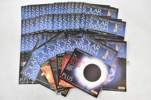 BUILD A PRECISION Mechanical Solar System- Bundle Of 52x Magazines Only ...