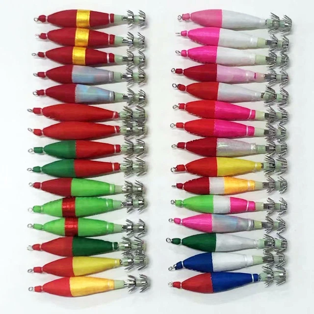 30 PIECES OF 2.5 size floating squid lures for squid fishing, such as ...