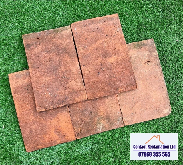 RECLAIMED KEYMER CLAY Plain Tile - Red (ON-66QR) £1.70 - PicClick UK