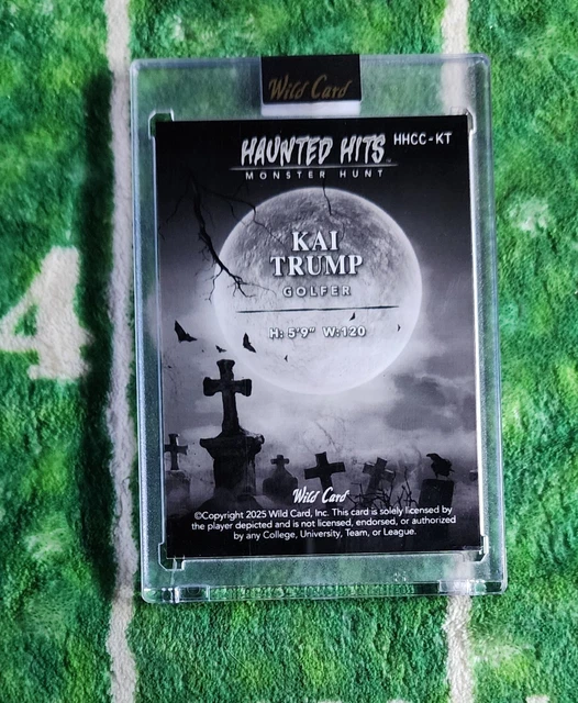 2025 WILD CARD HAUNTED HITS Multi-Sport KAI TRUMP Monster Hunt RC RARE ...