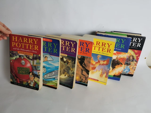 HARRY POTTER COMPLETE Book Collection Full Set 1-7 J.K Rowling ...