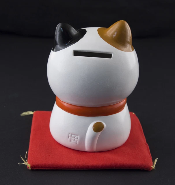 MONEY CAT JAPANESE - Maneki Neko -prière- Ceramic - Made To Japan ...