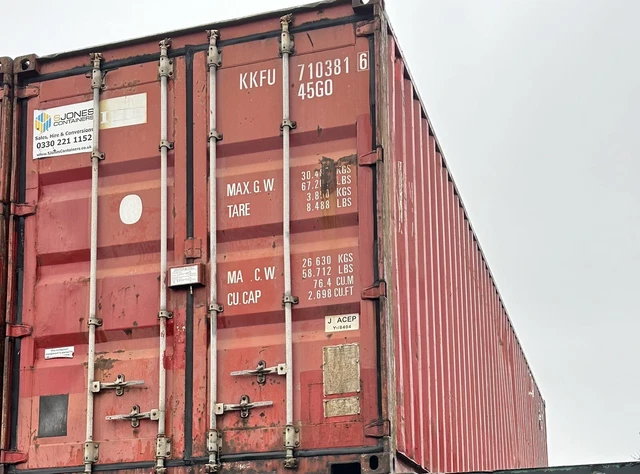 40FT HIGH CUBE Shipping Container Lock Box And Watertight £721.34 ...