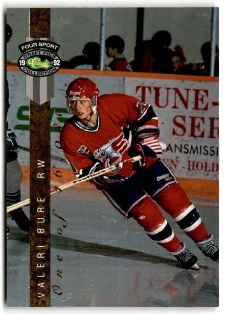 1992-93 CLASSIC DRAFT Picks Valeri Bure Spokane Chiefs #14 $0.55 ...