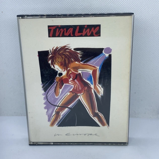 Vintage Tina Turner Box Set Tina Live In Europe 2 X Cassettes