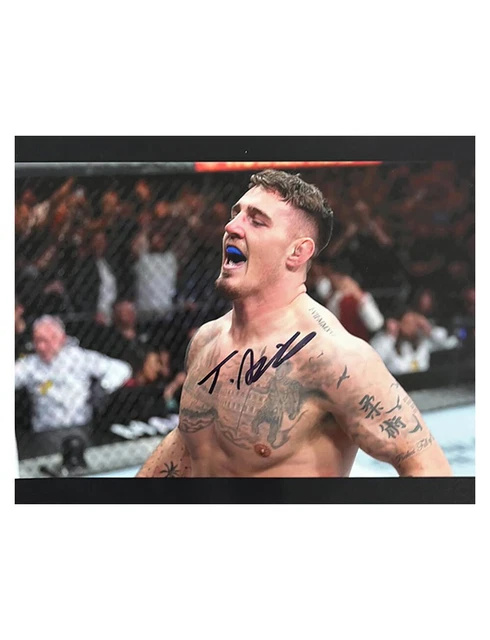 STAMPA 10X8& MMA/UFC firmata da Tom Aspinall con eventi Monopoly COA ...