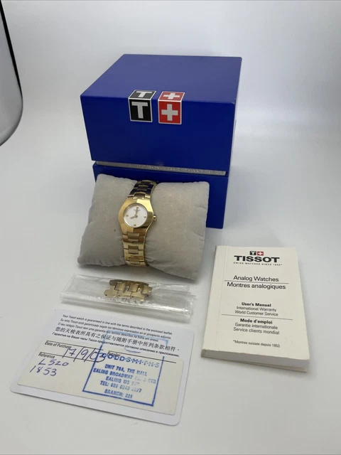 SWISS MADE TISSOT L520 Quartz Ladies Watch Gold Used Boxed £89.99 ...