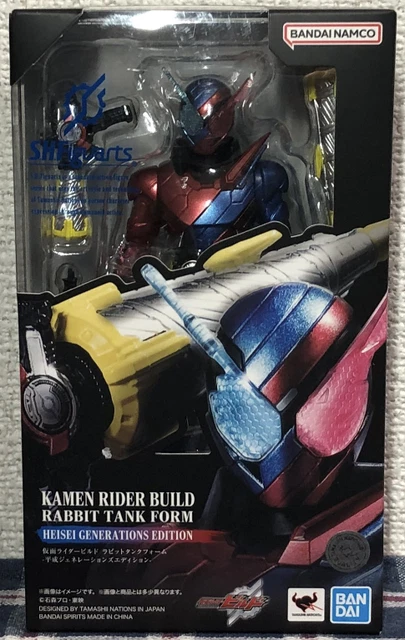 SH FIGUARTS KAMEN Rider Build Rabbit Tank Form Heisei Generations S H ...