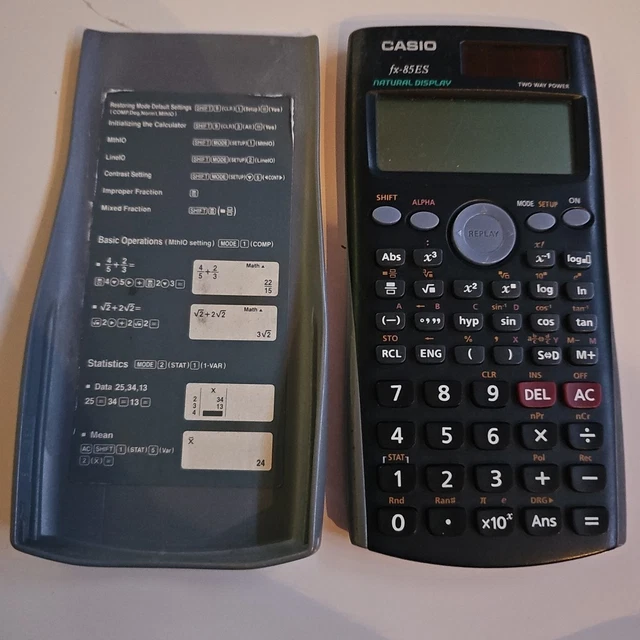 CASIO FX-85 ES - Wissenschaftlicher Taschenrechner - Schul ...